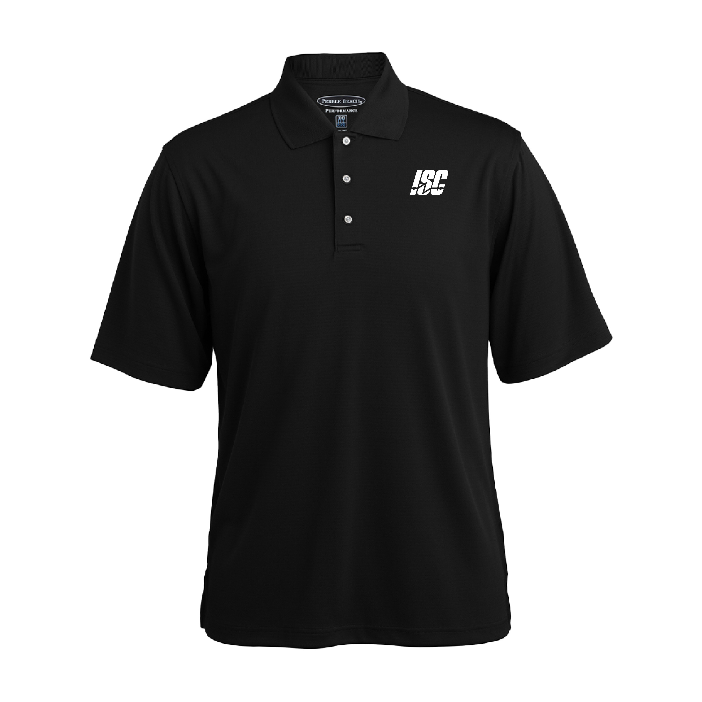 Men's Polos | ISC Engineering Pebble Beach Horizontal Textured Polo ...